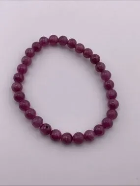 Jewelry | Natural Ruby Beaded Bracelet The Gem Studio | Poshmark